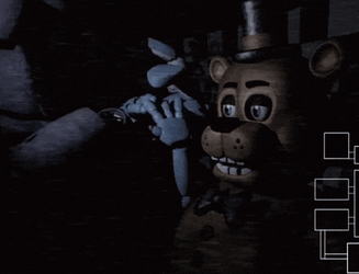 Toy Bonnie Getting Attacked By Withered Bonnie Toy Bonnie Gif GIF ...