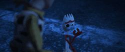 Toy Story Forky Staring Out GIF | GIFDB.com
