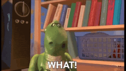 Toy Story Rex Shocked What GIF | GIFDB.com