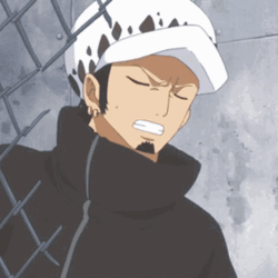 Trafalgar Law Deep Sigh GIF | GIFDB.com