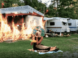 Trailer Park Burning In Fire GIF | GIFDB.com