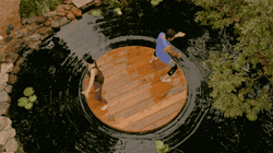 Training Wax On Wax Off On Water GIF | GIFDB.com
