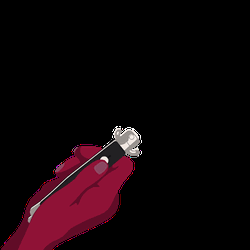 Transparent Anime Metallic Good Vibes Text GIF | GIFDB.com