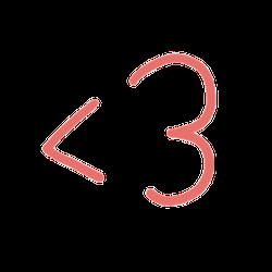 Transparent Heart Sticker Less Than 3 GIF | GIFDB.com