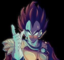 Transparent Heart Sticker Vegeta Heart Gun GIF | GIFDB.com