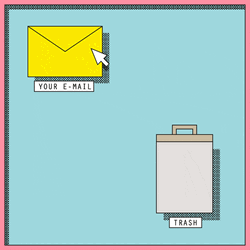 Trash Throw Funny Cartoon GIF | GIFDB.com