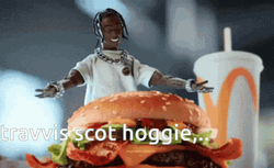 Travis Scott Meal Burger Mcdo GIF | GIFDB.com