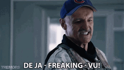 Tremors Burt Gummer Deja Freaking Vu GIF | GIFDB.com