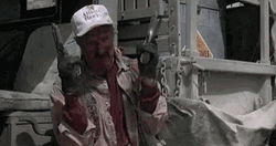 Tremors Burt Gummer Out Of Ammo GIF | GIFDB.com