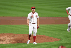 Trevor Bauer Cincinnati Reds Strut GIF | GIFDB.com