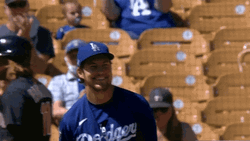 Trevor Bauer Dodgers Smiling GIF | GIFDB.com