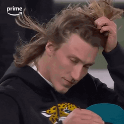 Trevor Lawrence Jaguars Hair Flip GIF | GIFDB.com