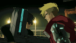 Trigun Stampede Arguing GIF | GIFDB.com