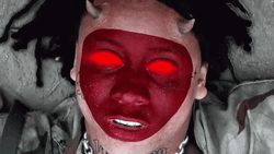 Trippie Redd Demon Face GIF | GIFDB.com