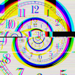Trippy Moving Clock Timer GIF | GIFDB.com