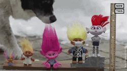 Trolls Snow Falling GIF | GIFDB.com