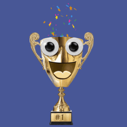 Trophy With Face GIF | GIFDB.com