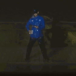 Tropical Storm Bold Storm Chaser Reporting GIF | GIFDB.com