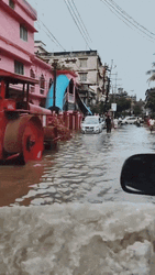 Tropical Weather Driving In Monsoon Flood GIF | GIFDB.com