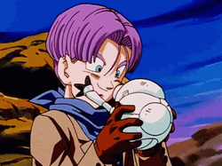 Trunks Dad Talk Trunks Jr Dragon Ball GIF | GIFDB.com