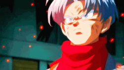 Trunks Dragon Ball Serious Angry Looking GIF | GIFDB.com