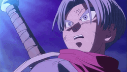 Trunks Dad Talk Trunks Jr Dragon Ball GIF | GIFDB.com