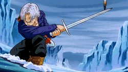 Trunks Dragon Ball Sword Explosion GIF | GIFDB.com