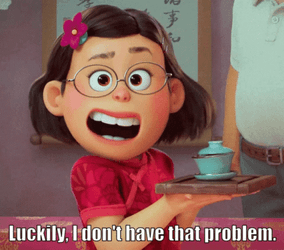 Meilin Lee Lucky No Problem Turning Red GIF | GIFDB.com