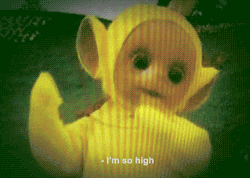 Tweaker Laa Laa Teletubbies So High GIF | GIFDB.com