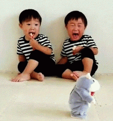 Twin Kid Crying And Scared GIF | GIFDB.com