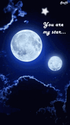 Twinkling Moon Light Animated Stars GIF | GIFDB.com