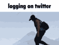 Twitter Logging GIF | GIFDB.com