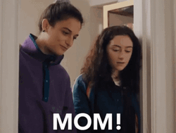 Two Ladies Calling Mom GIF | GIFDB.com