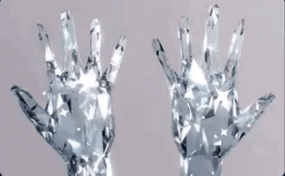 Two Shining Diamond Hands GIF | GIFDB.com