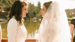 Two Women Marriage Kissing Deeply GIF | GIFDB.com