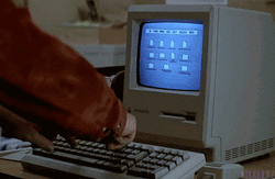 Typing On Old Computer GIF | GIFDB.com