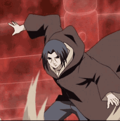 Uchiha Itachi Susanoo Red Skeleton Aura Fight GIF | GIFDB.com