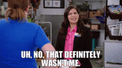 Uh No Definitely Not Me Superstore Amy Sosa GIF | GIFDB.com