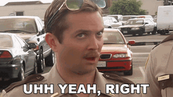 Uh Yeah Right Man In The Parking Lot GIF | GIFDB.com