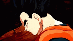 Ultimate Gohan Death Stare GIF | GIFDB.com