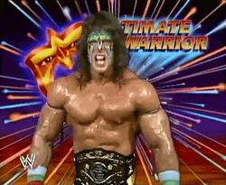 Ultimate Warrior Feel It Dude GIF | GIFDB.com