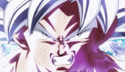 Ultra Instinct Goku Devastating Attack GIF | GIFDB.com