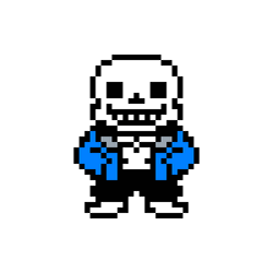 Undertale Character Sans Shrugging GIF | GIFDB.com