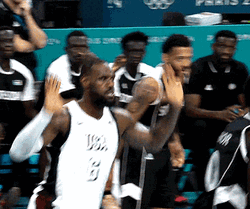 Usa Basketball Lebron James Hands Up GIF | GIFDB.com