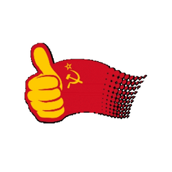 Ussr Symbol Spinning Thumbs Up GIF | GIFDB.com