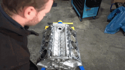 V8 Engine Pumping Pistons GIF | GIFDB.com
