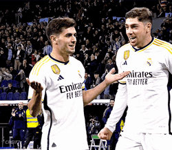 Valverde And Brahim Buddies GIF | GIFDB.com