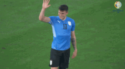 Valverde Raising Hand Walking GIF | GIFDB.com