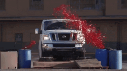 Van Welcomed With Red Confetti GIF | GIFDB.com