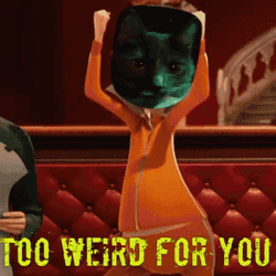 Vector Oh Yeah Too Weird For You GIF | GIFDB.com
